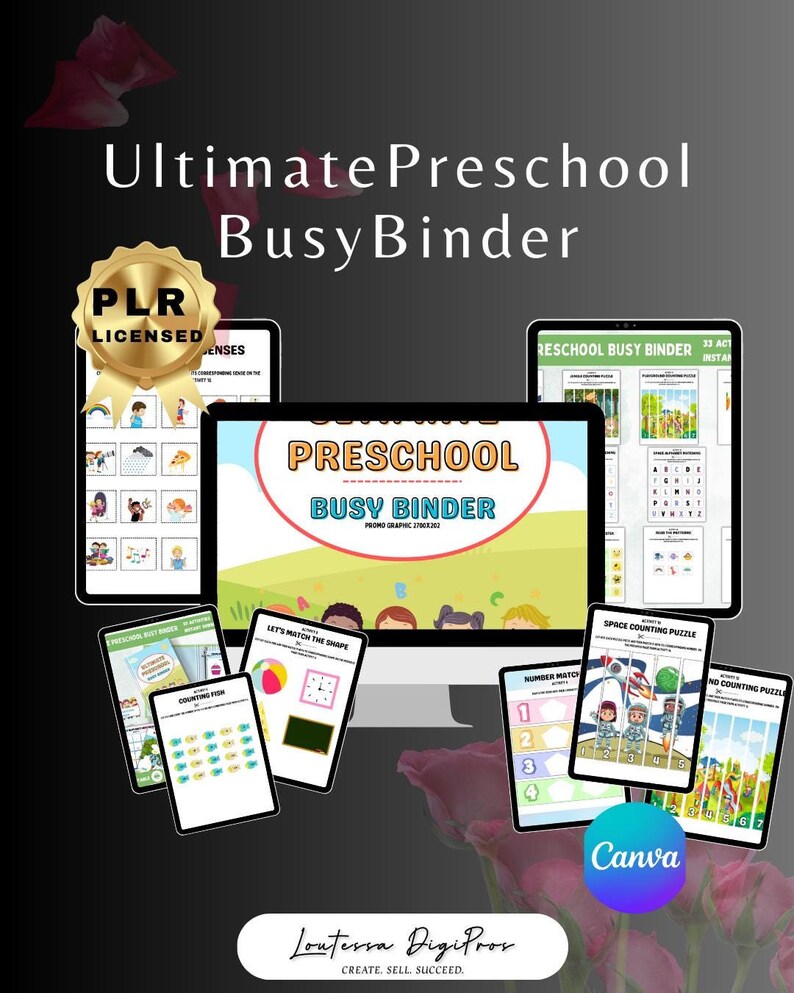 PRINTABLE PRESCHOOL BINDER - Etsy