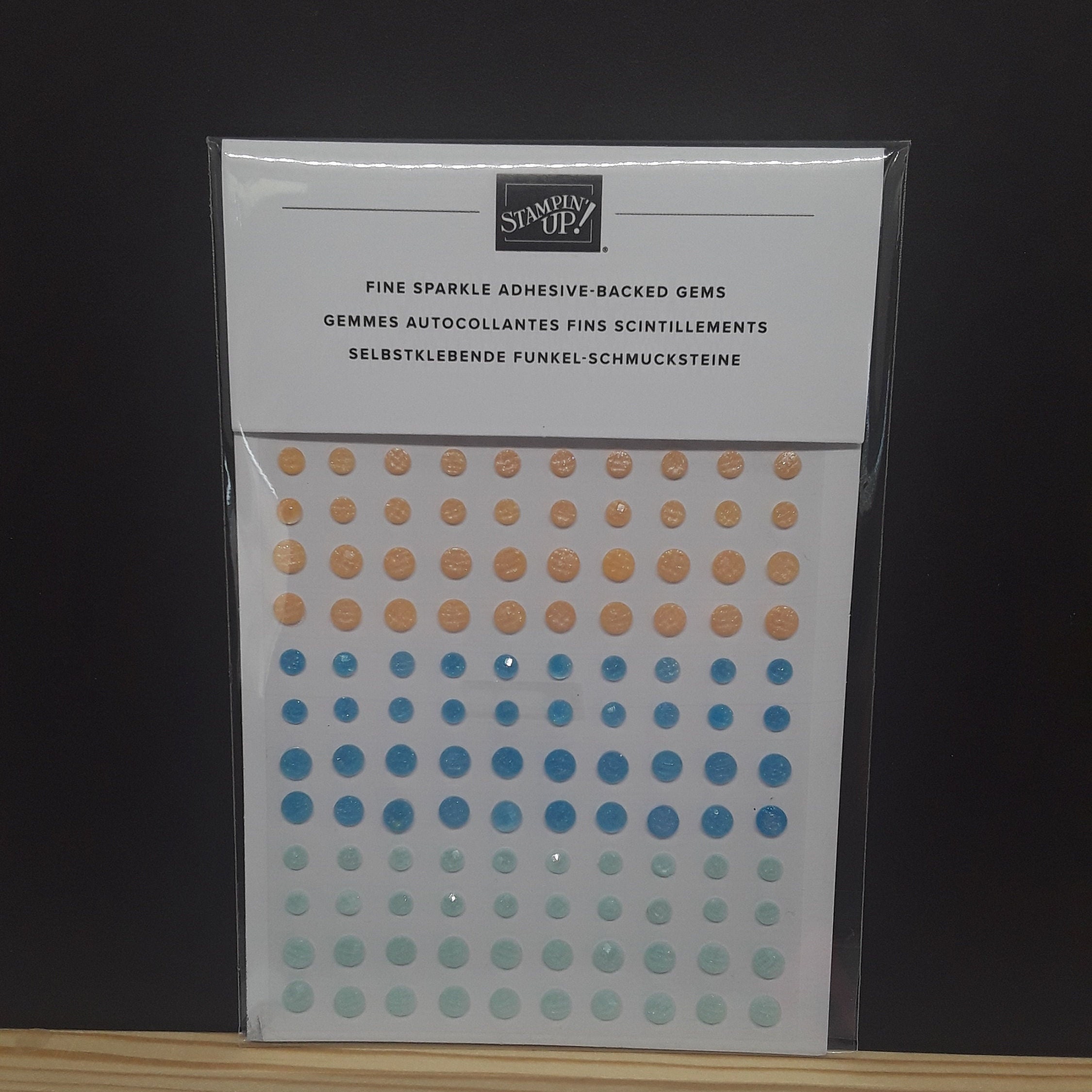 Stampin' Up Fine Sparkle Adhesive Backed Gems Retired Embellishments ...