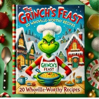 Grinch Pretzel Treats Recipe | Sweet & Salty Christmas Snack (PDF) - Etsy