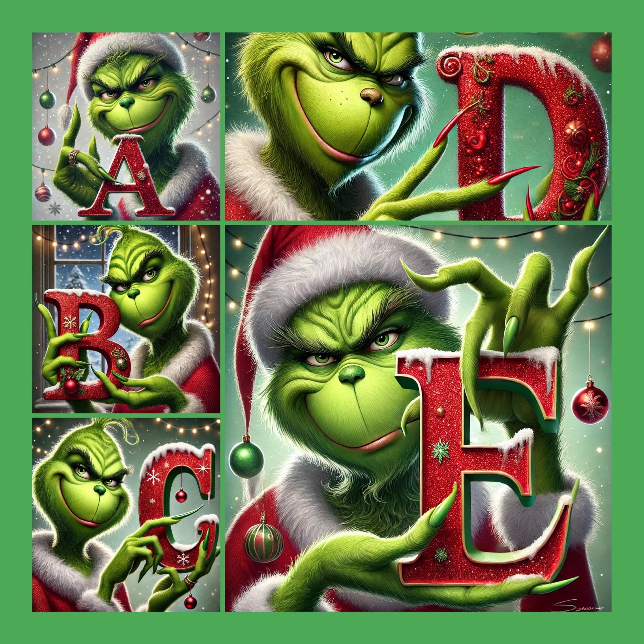 Prints Grinch Alphabet - Etsy
