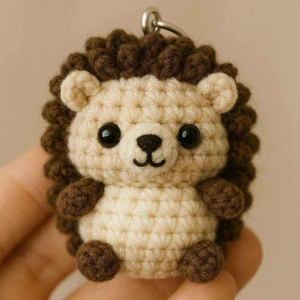 Pocket Pals Amigurumi Crochet Pattern Bundle – 5 Cute Animal Keychains ...