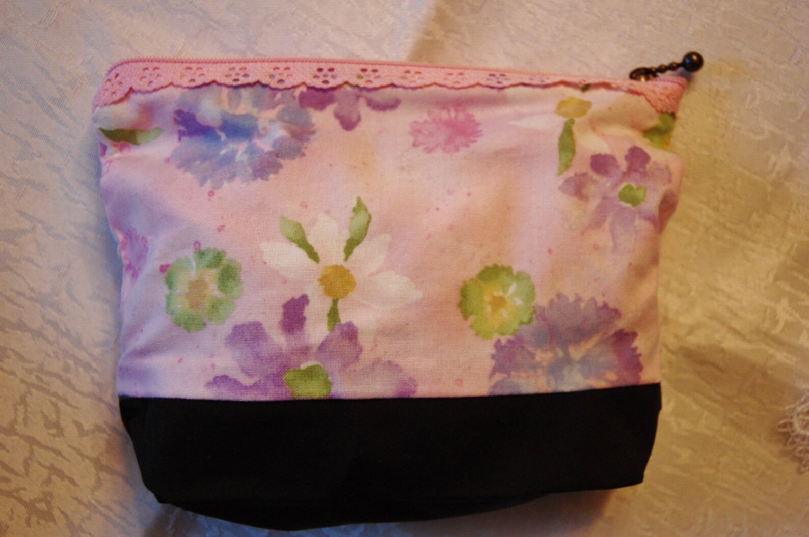 Floral Eyelet Cosmetic Bags 5x7 | Etsy