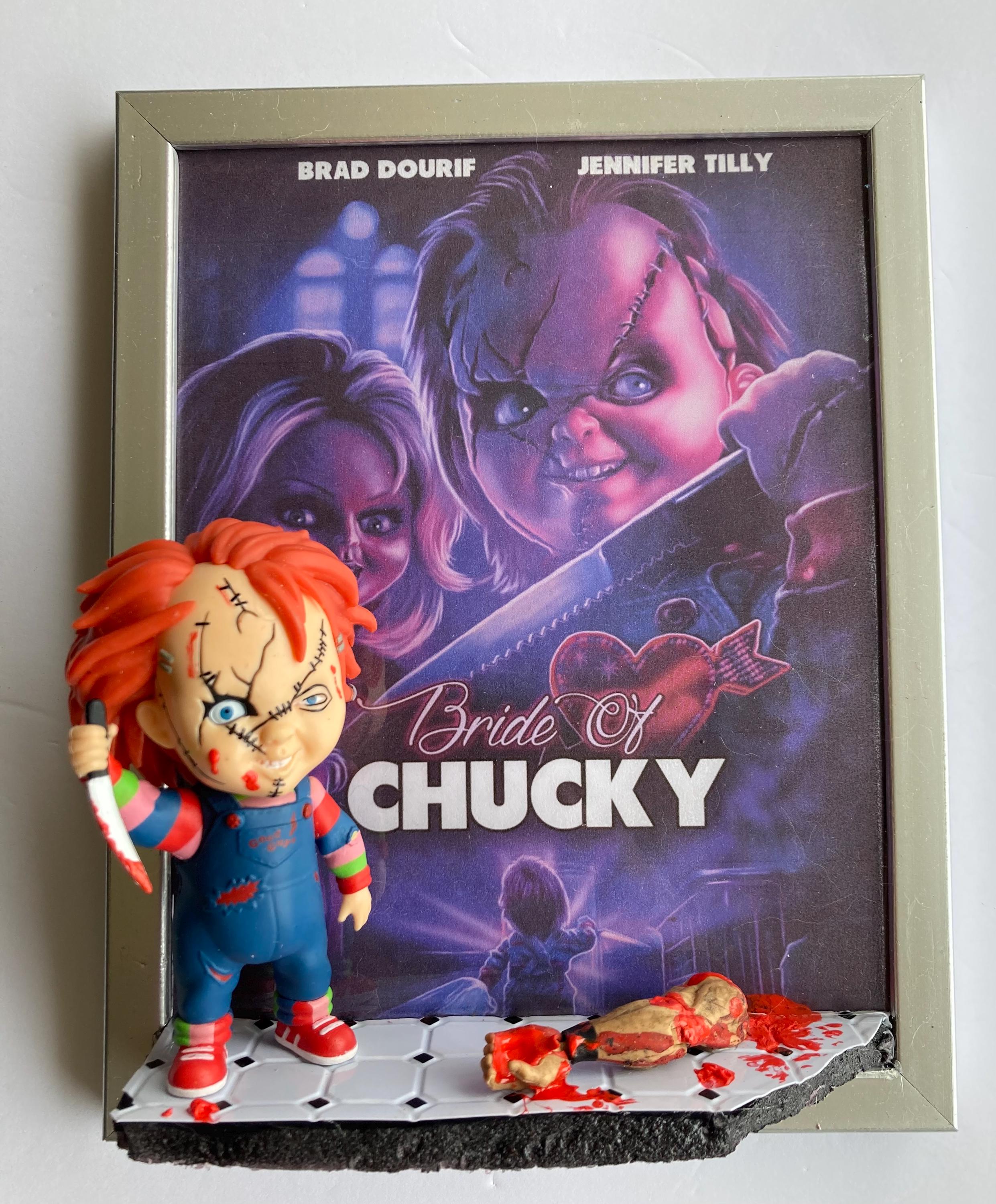 Chucky Movie Horror Picture Frame 3d Art Pop Culture Scary - Etsy