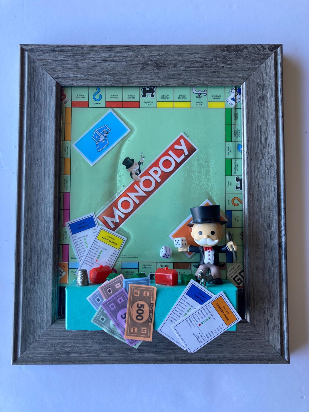 Mr Monopoly Pop Culture 3D Frame Art Gifts Hasbro Games - Etsy