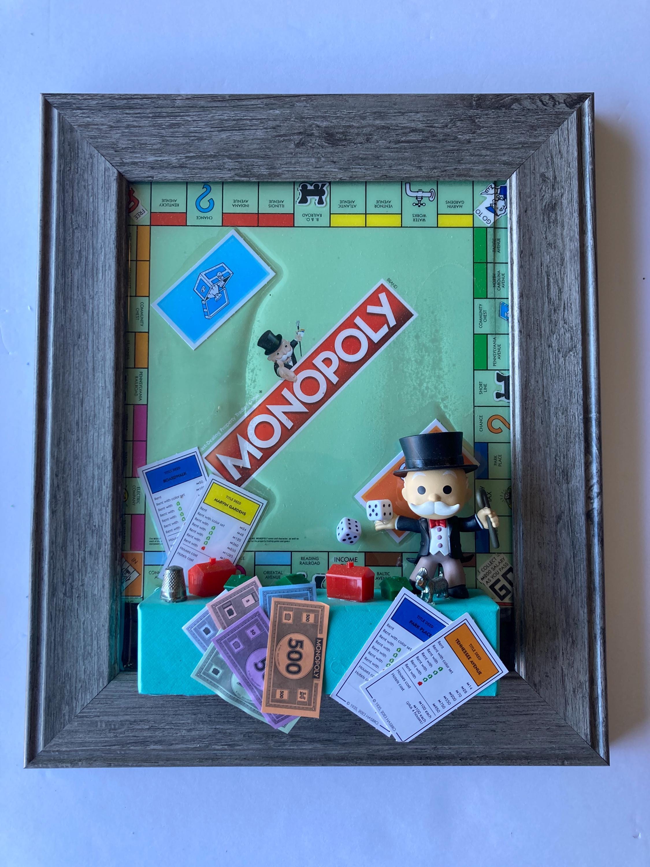 Mr Monopoly Pop Culture 3D Frame Art Gifts Hasbro Games - Etsy