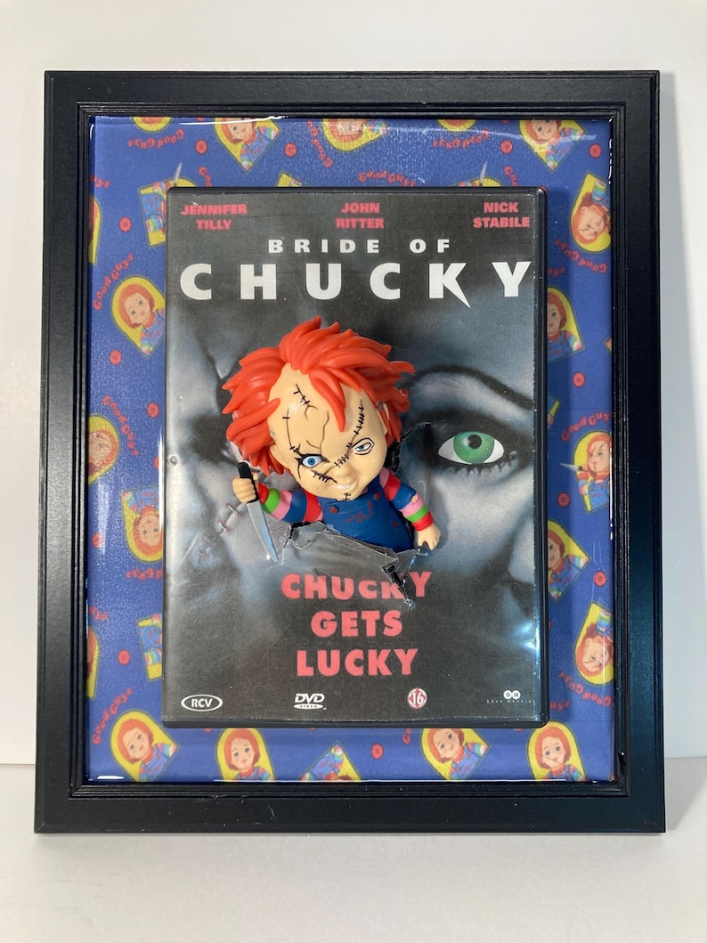Bride of Chucky Movie Pop Out 3D Frame the “DVD Art Collection” Horror ...
