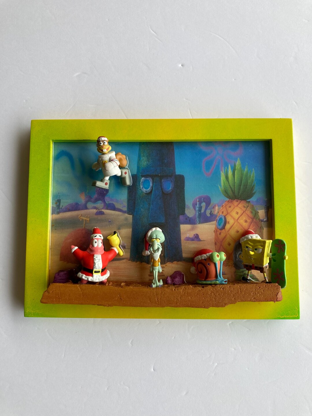 Sponge Bob Square Pants 3d Picture Frame Art Pop Culture Home - Etsy