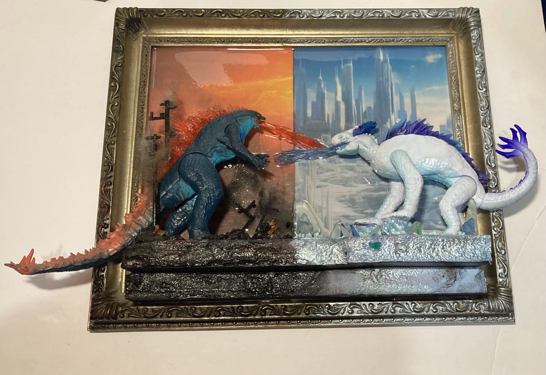 Predator Vs Aliens 3D Frame Art Pop Culture Epic Battle Wall Decor - Etsy