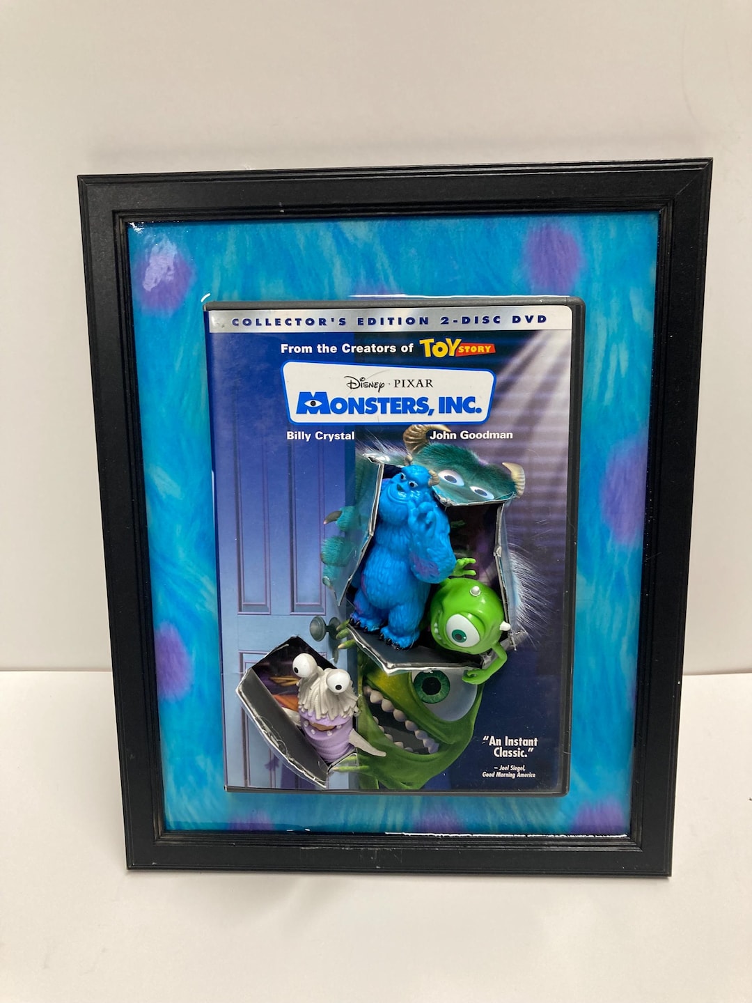Monsters Inc. Disney Pixar Movie Pop Out 3D Frame the “DVD Art ...