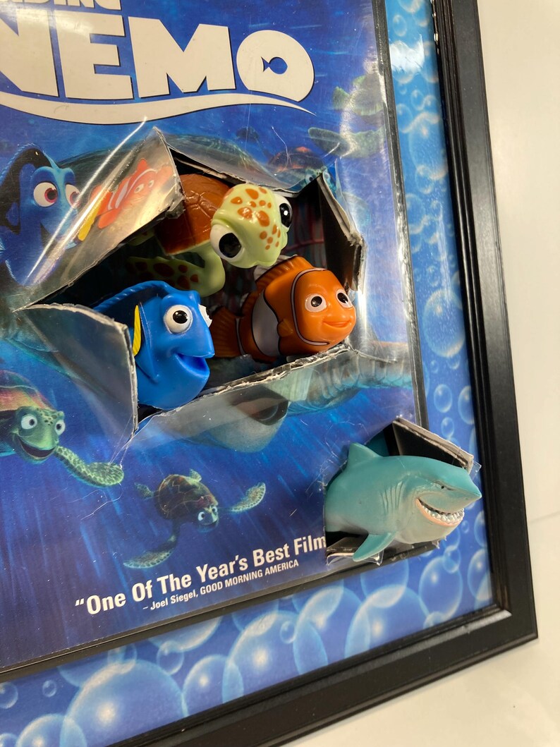 Finding Nemo Disney Pixar Movie Pop Out 3D Frame the “DVD Art ...