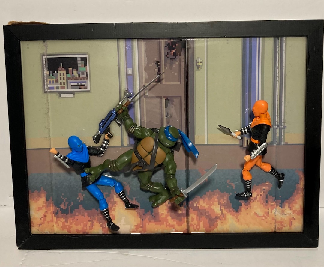 Teenage Mutant Ninja Turtles Arcade Nostalgia Games TMNT 3d Picture ...