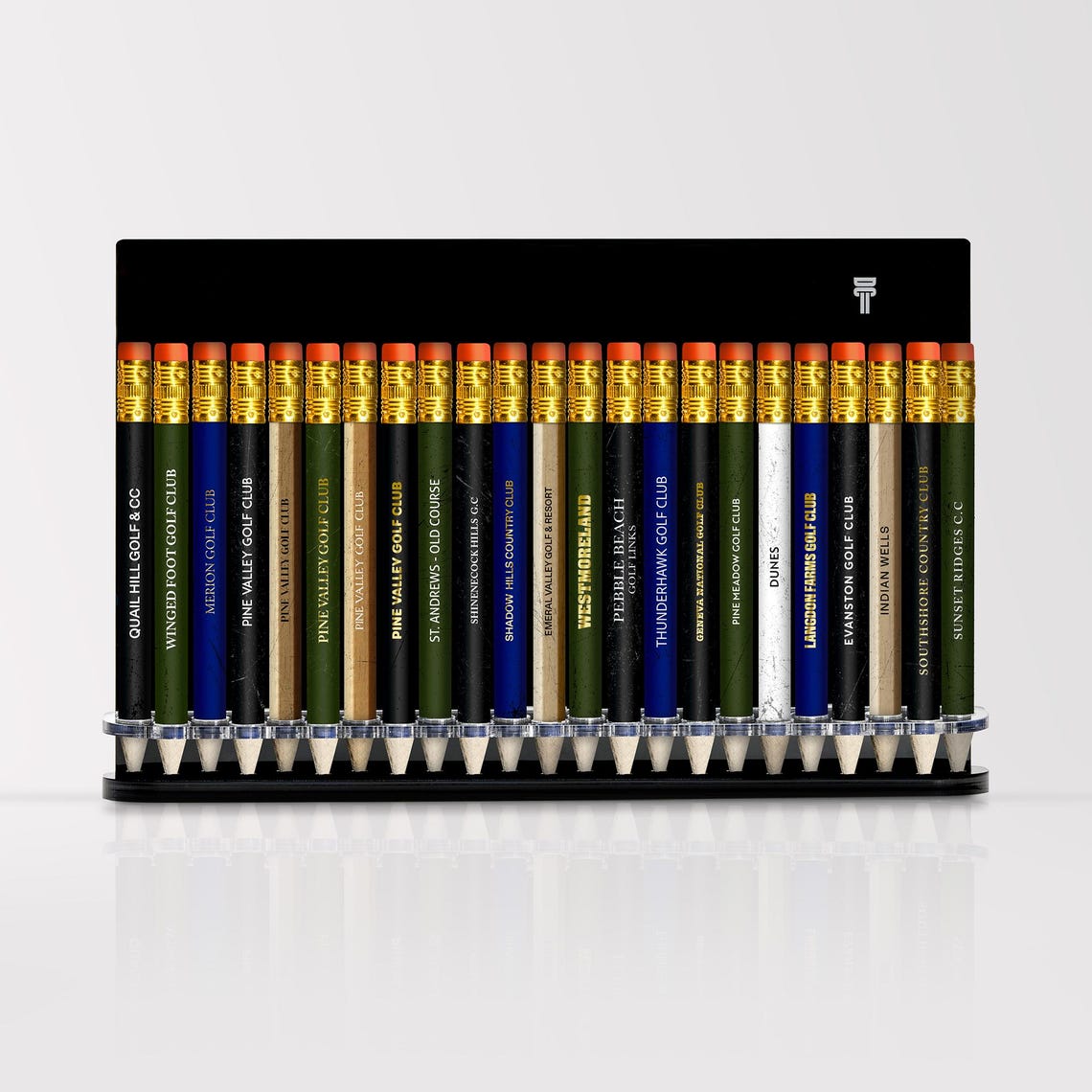 Black Acrylic Golf Pencil Display: Freestanding or Wall Mountable - Etsy