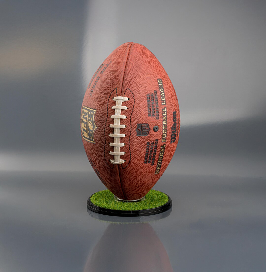 NFL American Premium NFL Football Display Stand With Authentic Turf ...
