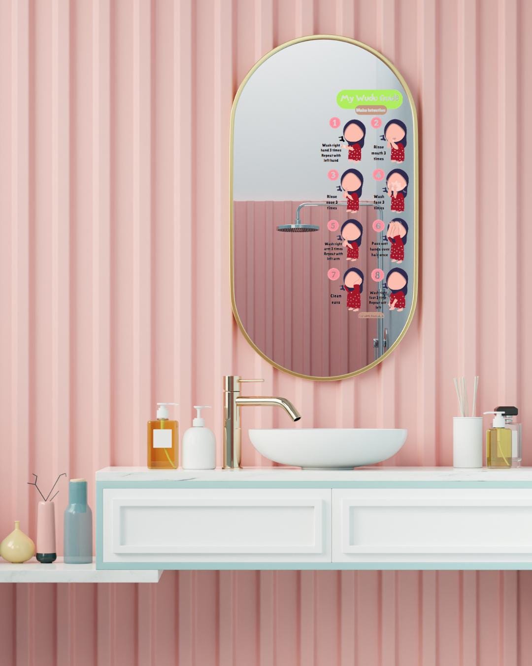 Children's Wudu Guide Step by Step Wudu Guide for Kids Islamic ...