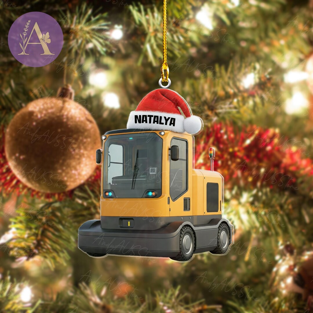 Personalized Automated Guided Vehicle Christmas Ornament Gift for Dad ...