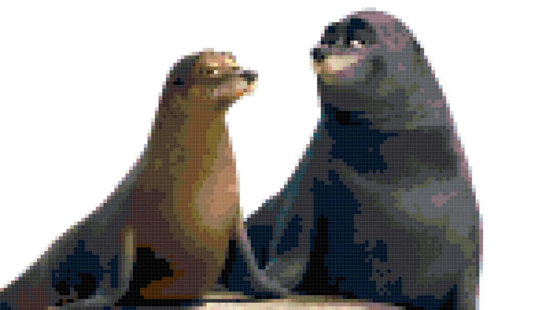 Rudder and Fluke Finding Dory Counted Cross Stitch Pattern - Etsy