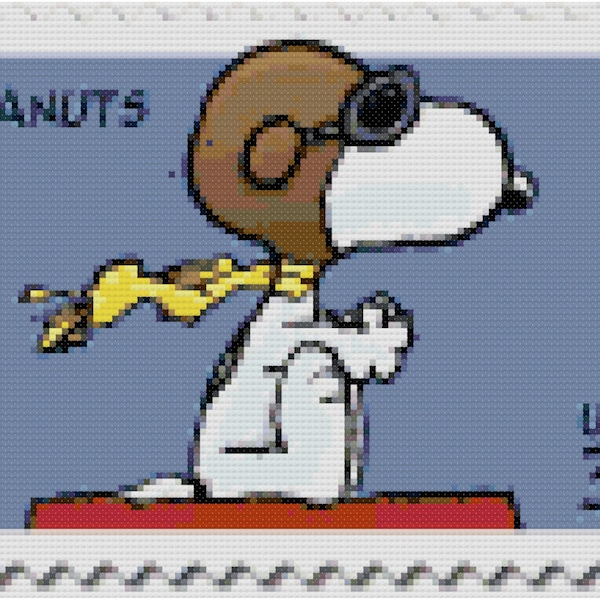 Snoopy Cross Stitch - Etsy