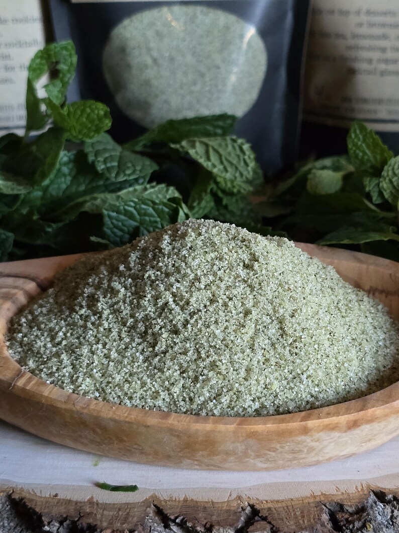 Mint Sugar Machine, a Fresh Mint Sugar for Your Desserts, Ice Tea and ...