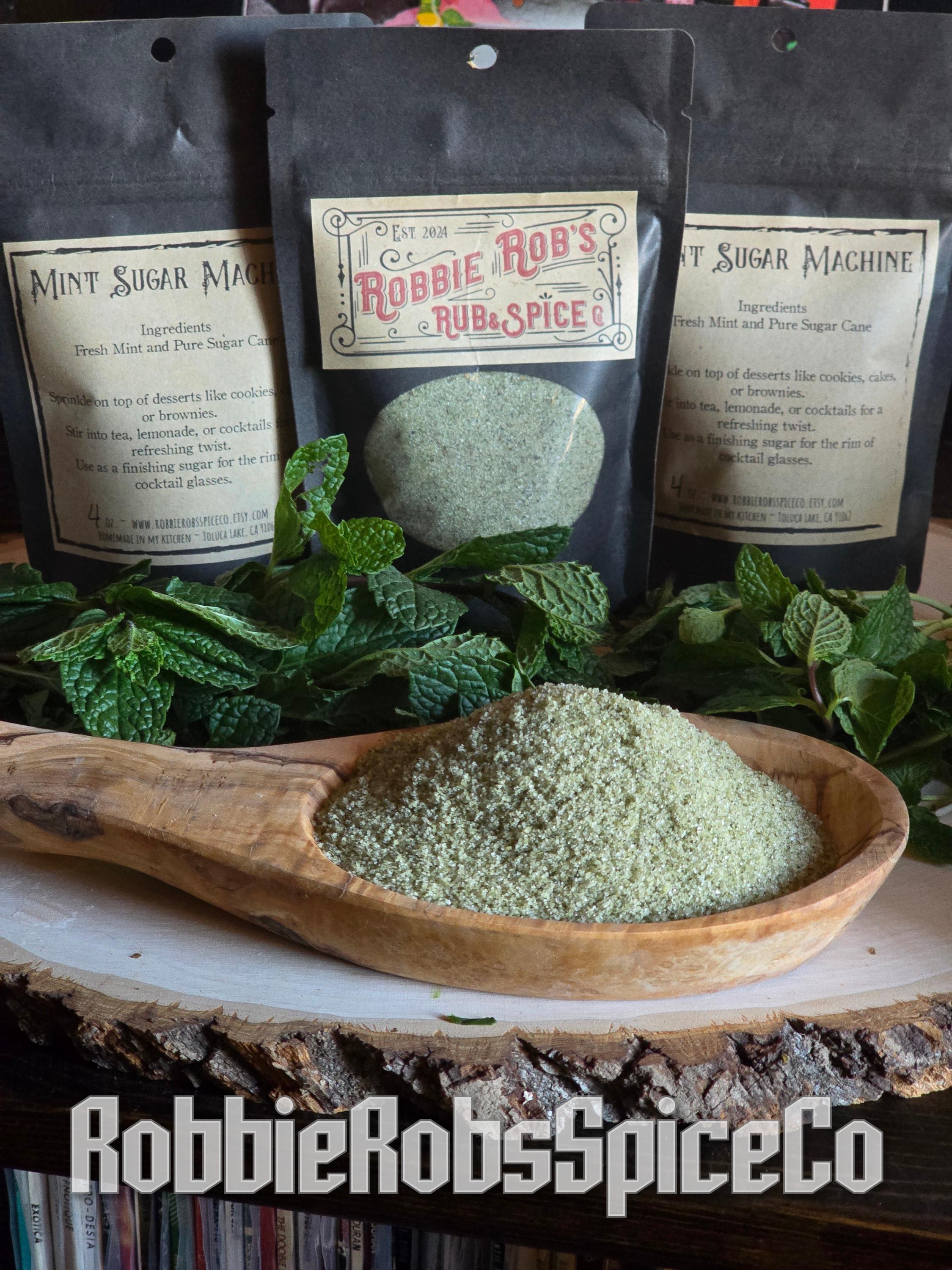 Mint Sugar Machine, a Fresh Mint Sugar for Your Desserts, Ice Tea and ...