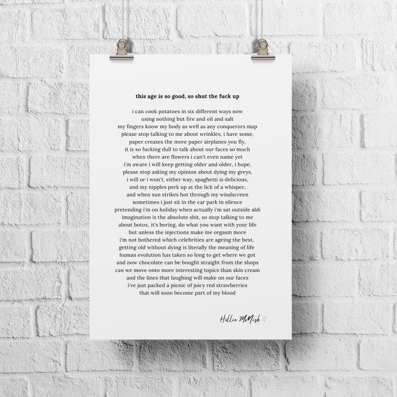 Poem Art - Etsy