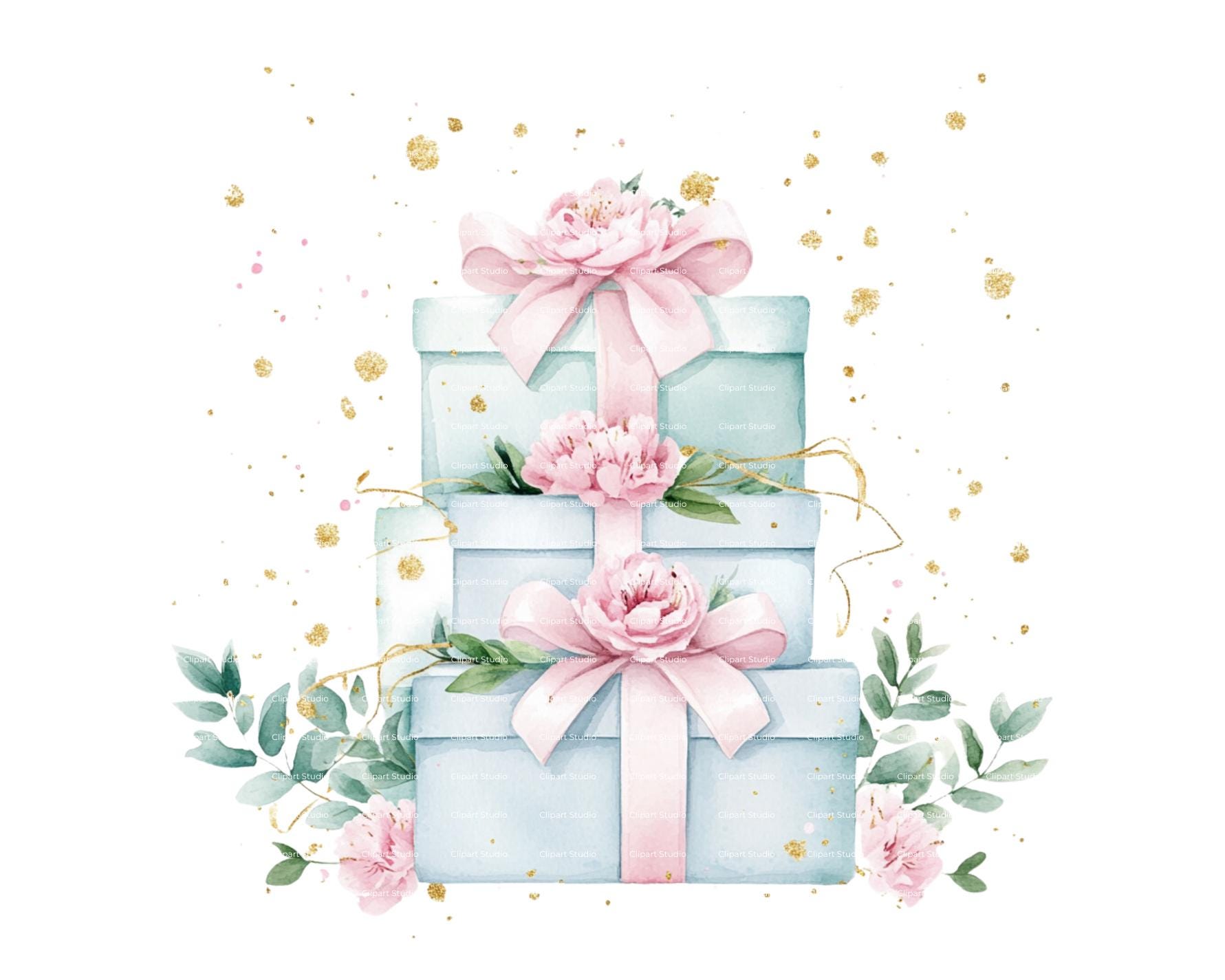 Birthday Present Clipart Balloon Carnation January Birth Month Flower ...