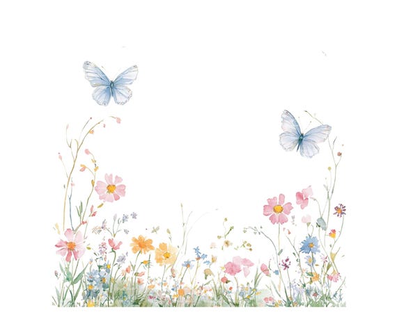 Border Clipart Free Butterfly
