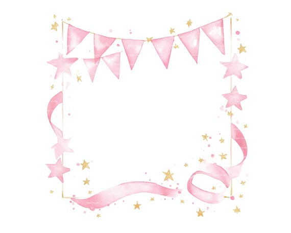 Pink Baby Border