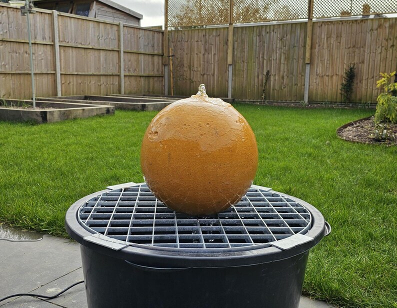 Natural Limestone Ball Water Feature - Etsy UK