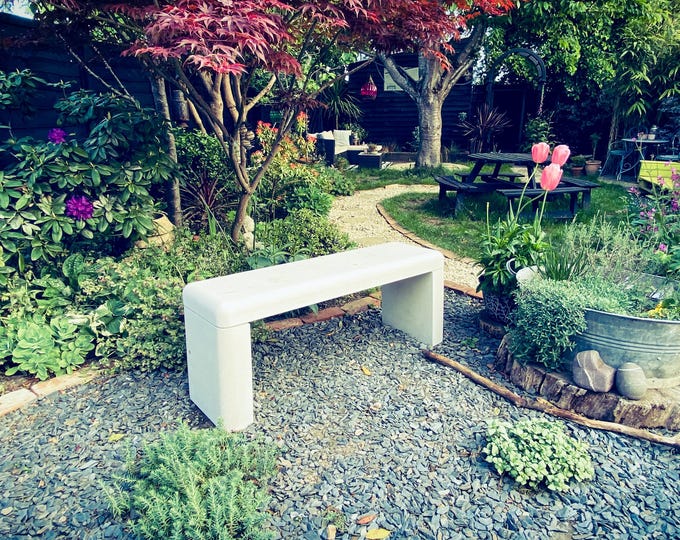 Stone Garden Bench, Bench, 2 Seater Bench, Natural Stone Bench, Garden ...