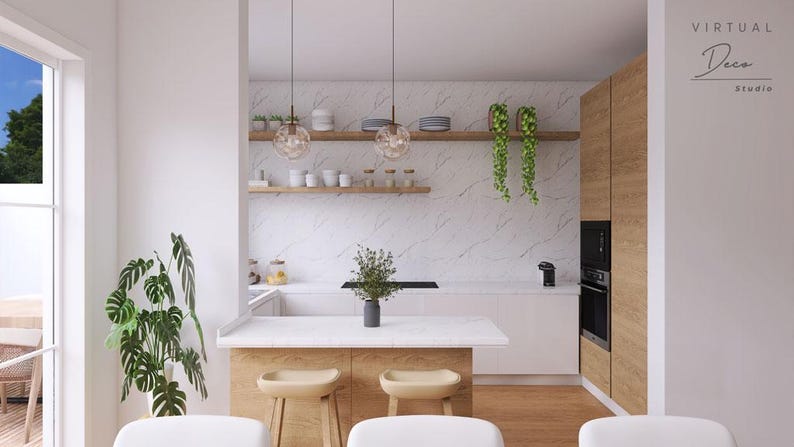 3D Kitchen Design, Kitchen Renovation, Kitchen Remodelin Architectural ...