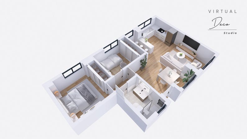 3D Floor Plan, 3D Site Map, Virtual Interior Planning Design, 2d Plan ...
