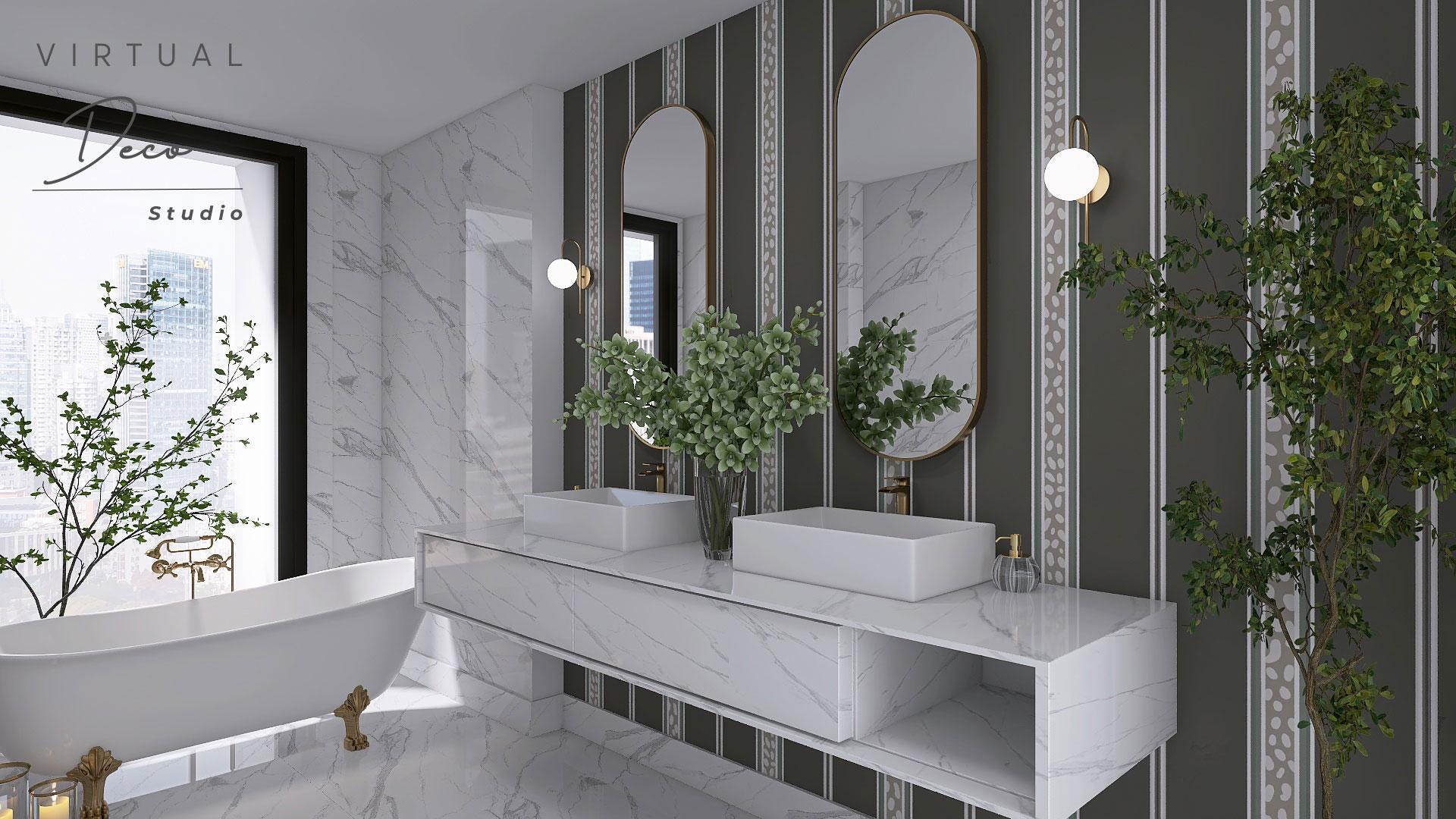 3D Bathroom Design, Bathroom Virtual Renovation, Architectural ...