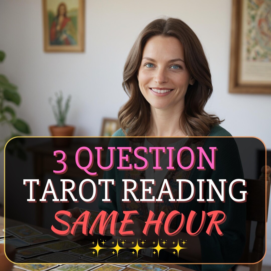 3-question Tarot Reading, Same Hour, In-depth Psychic Insight , Accurate Psychic Reading ...