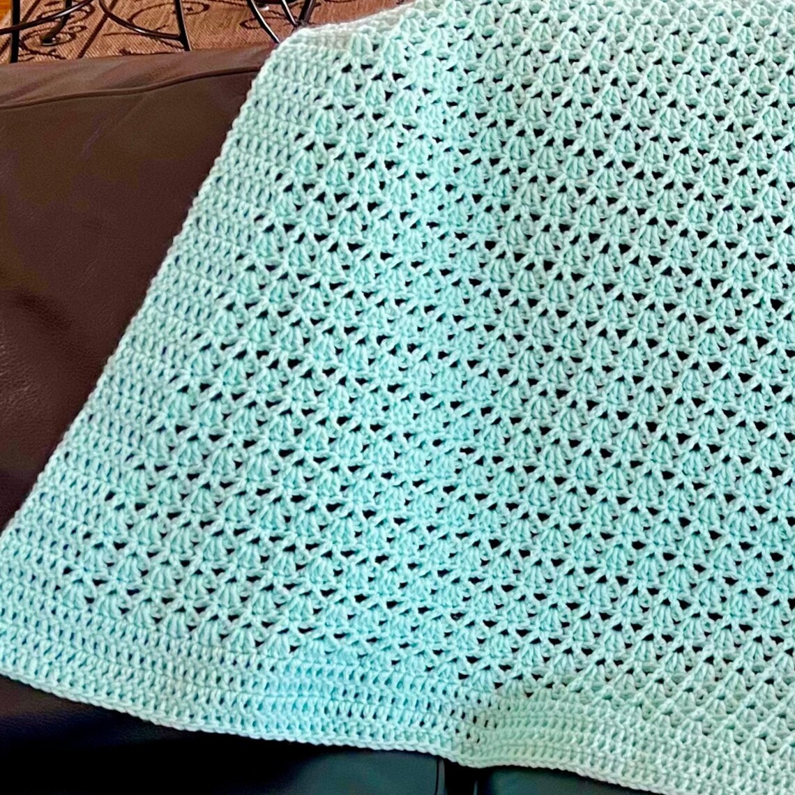 Spring Breeze Crochet Baby Blanket Pattern: Easy Beginner Afghan (PDF ...