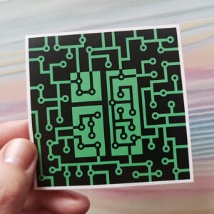 Cyberpunk Window Sticker Vinyl Matte Matrix Gift for Programmer ...