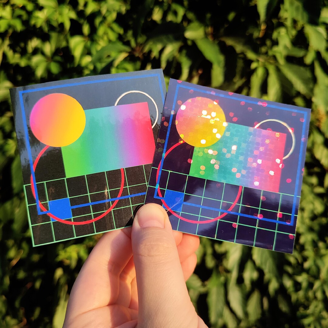 Weirdcore Sticker Y2K Webcore Stickers Holographic Decal Holo Vaporwave ...