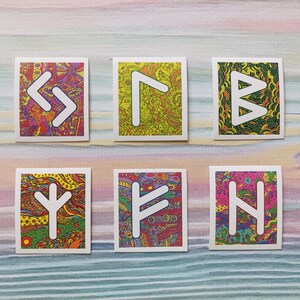 Futhark Viking Runes Sticker Set of 24 Scandinavic Norse Pagan Elder ...