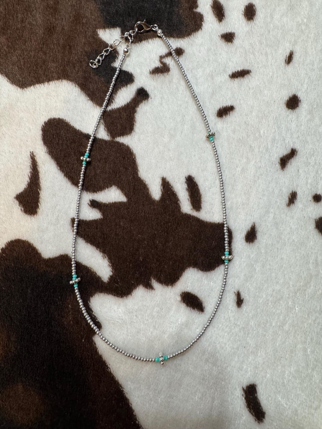 Starry Night Western Hand Beaded Necklace - Etsy