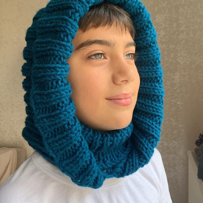Knitted Hood Pattern - Etsy