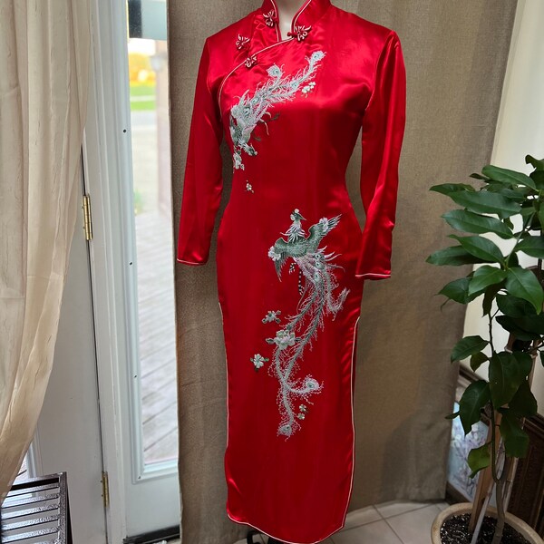 Red Cheongsam - Etsy