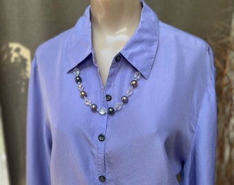 Periwinkle Blouse - Etsy