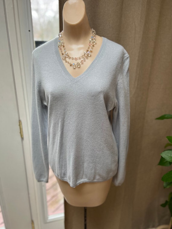 Vintage cashmere blue pullover - Gem