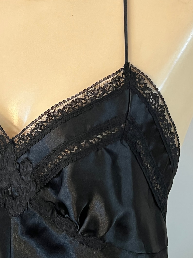 Vintage Victoria's Secret Silky Black Teddy L Black | Etsy