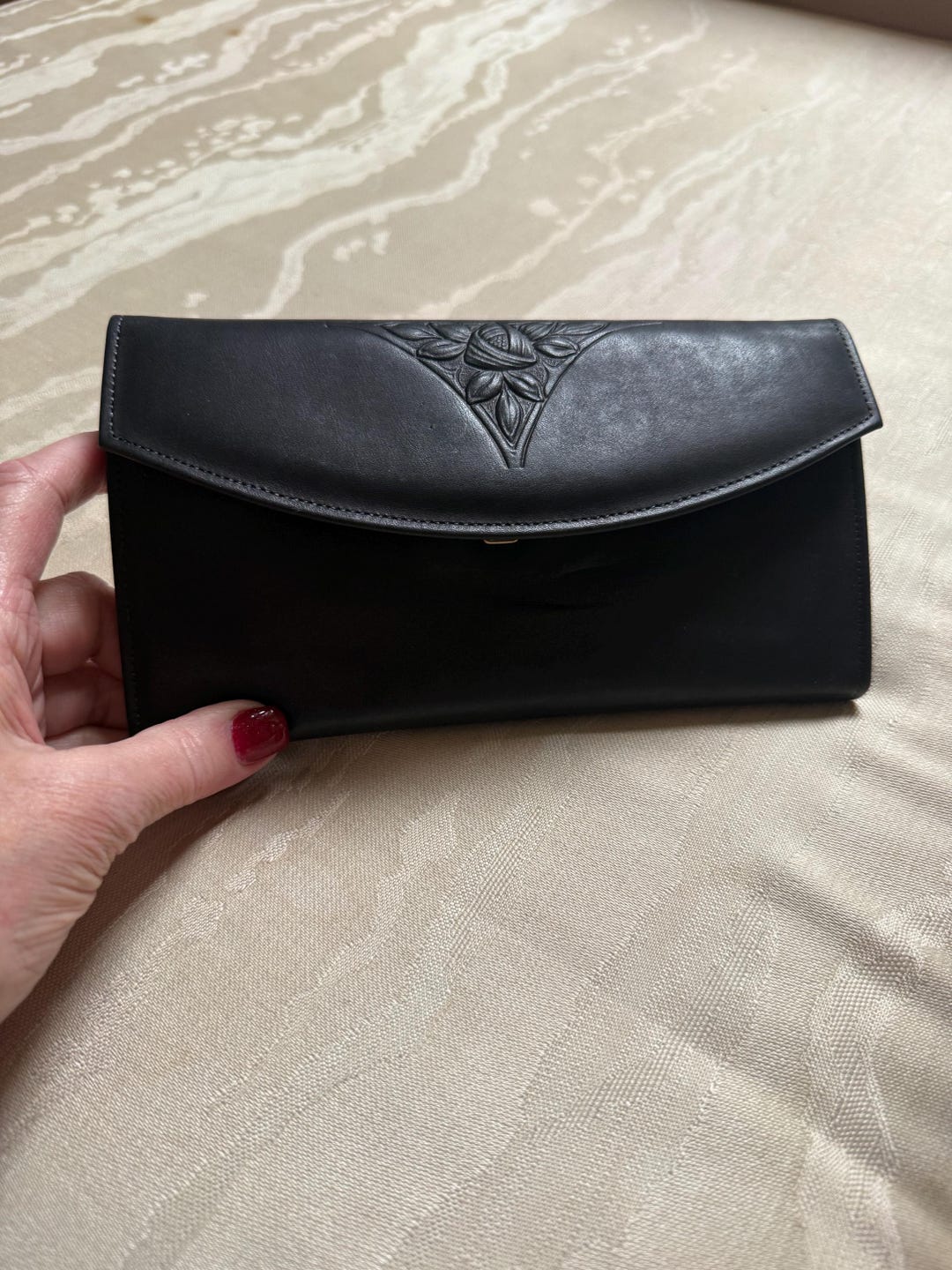 Vintage Woman's ROLF'S Black Clutch Wallet/coin, Never Used Black ...
