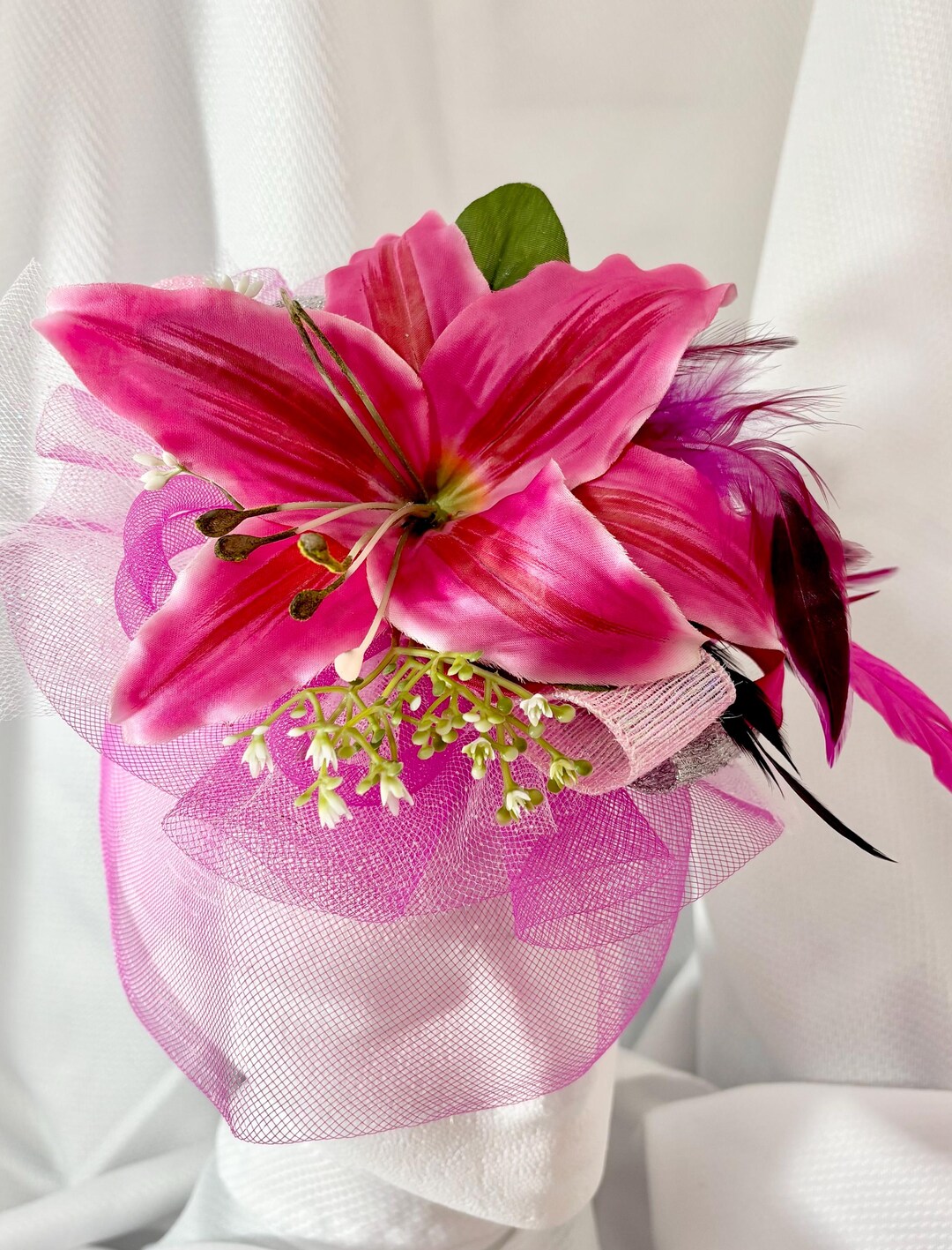 Lili-bet is What I Call This Pink Lilly Kentucky Derby Fascinator ...