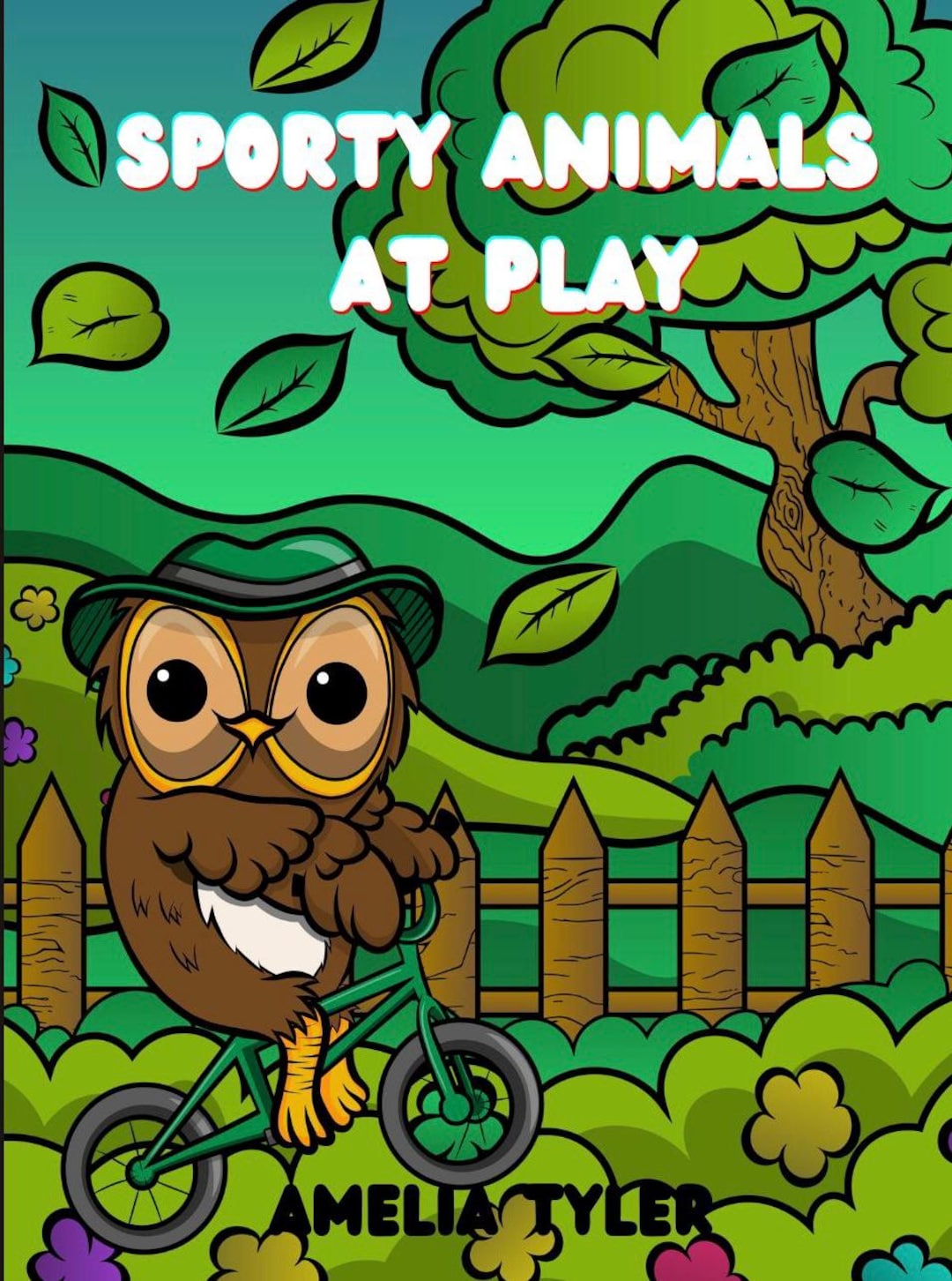 Sporty Animals at Play Coloring Book - Etsy