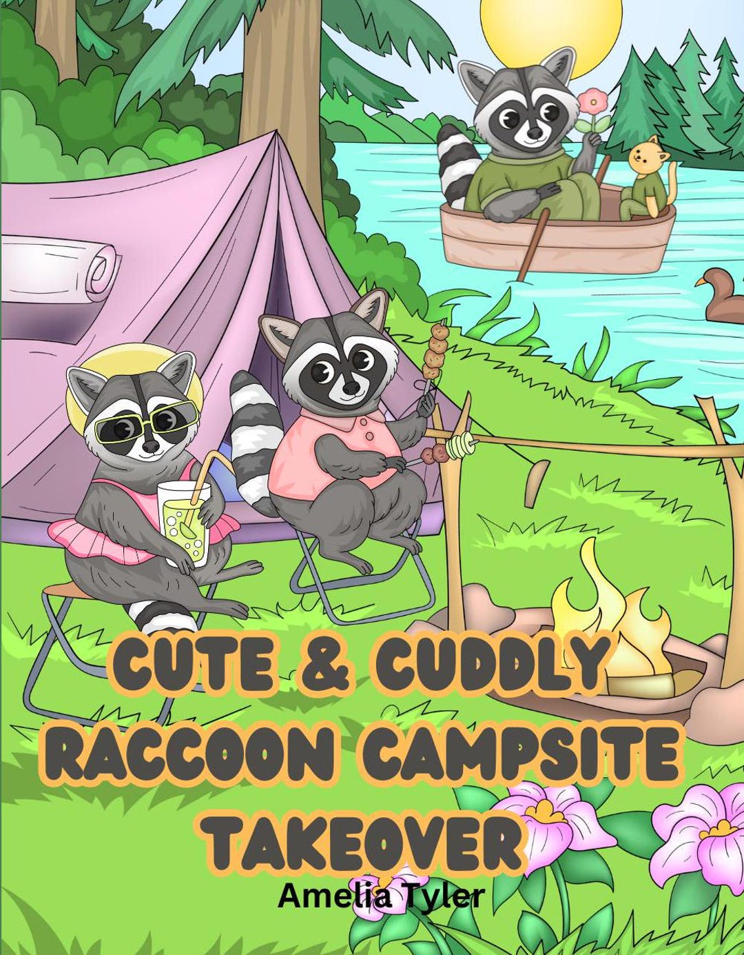Cute & Cuddly Raccoons Takeover the Campsite - Etsy