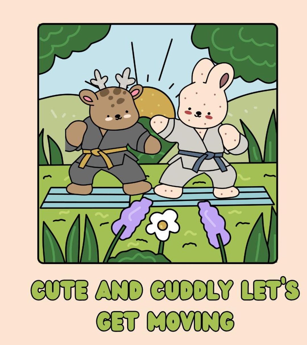 Cute & Cuddly Let's Get Moving Coloring Book/bold and Easy/coloring ...