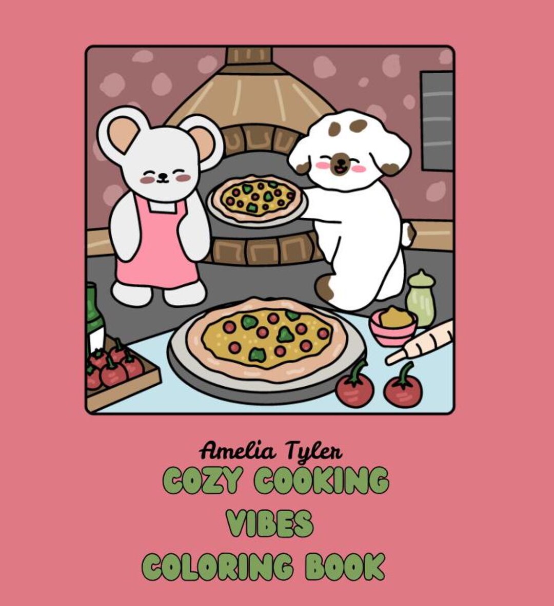 Cozy Cooking Vibes A Coloring Book for Teens and Adults/color for ...