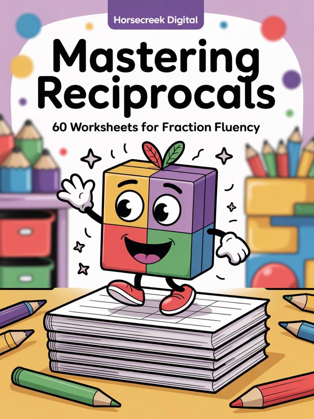 Mastering Reciprocals: 60 Worksheets for Fraction Fluency - Etsy
